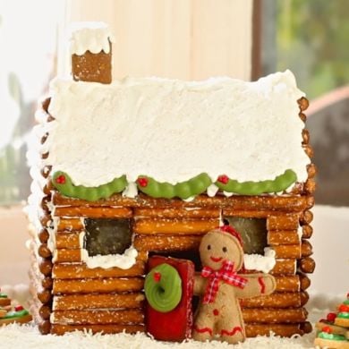 How to Make a Gingerbread House Log Cabin (No Kit Required) - Gemma’s ...