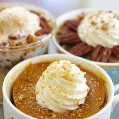 Microwave Mug Pies (Pumpkin, Apple & Pecan Pies) - Gemma’s Bigger ...