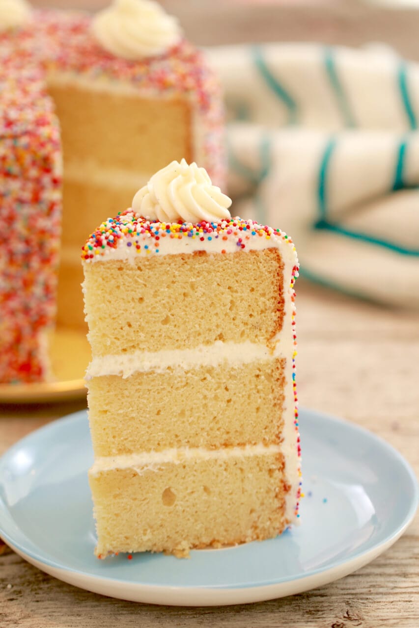 Vanilla Birthday Cake Recipe Gemma s Bigger Bolder Baking