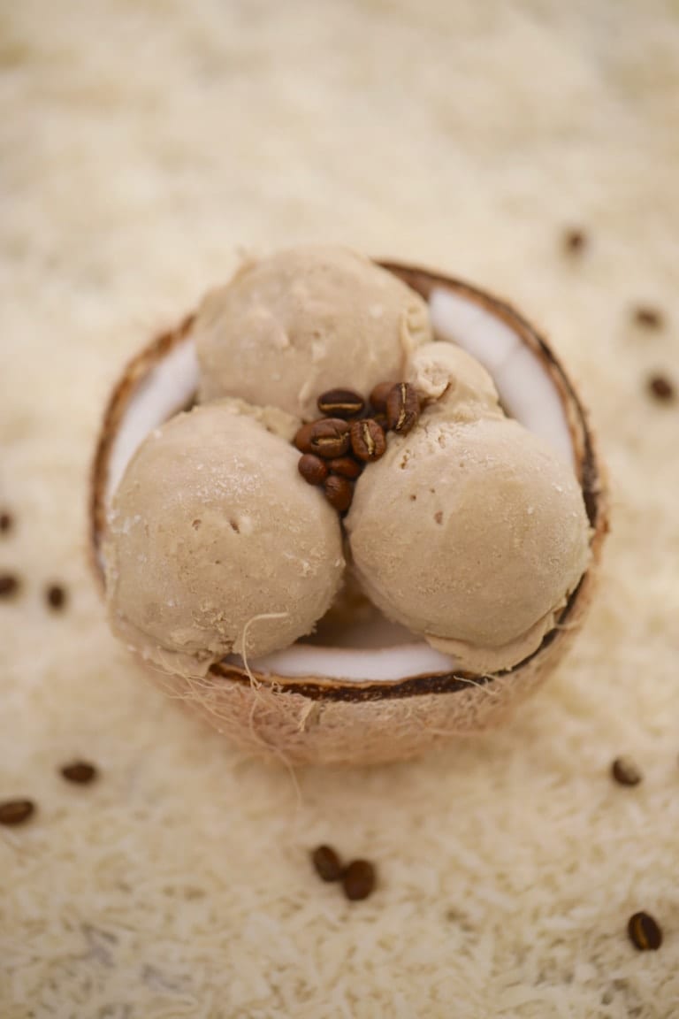 Dairy-Free Coconut Ice Cream (No Machine) - Gemma’s Bigger Bolder Baking