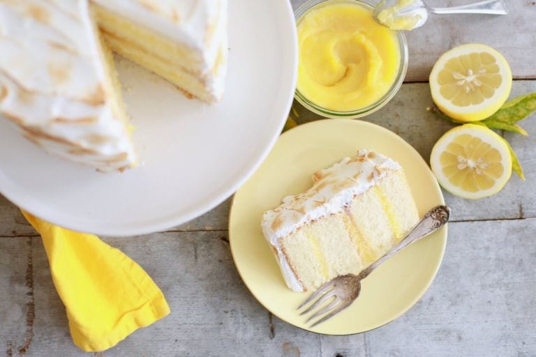 Lemon Meringue Cake - Gemma’s Bigger Bolder Baking