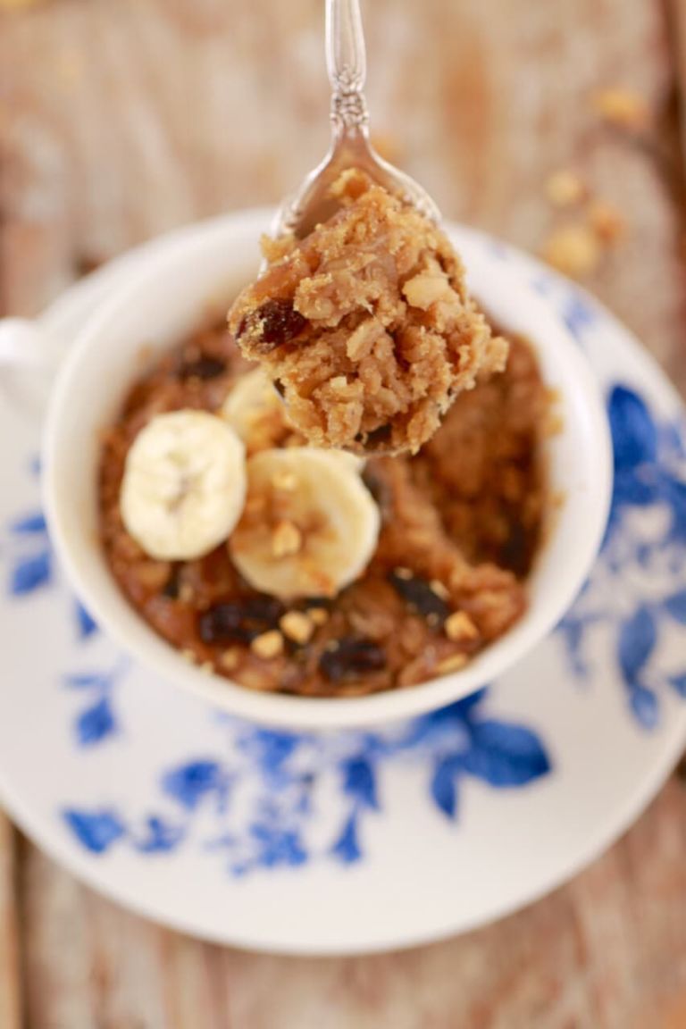 Microwave Breakfast Cookie in a Mug - Gemma’s Bigger Bolder Baking