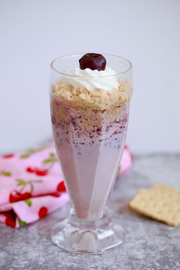 Cherry Pie Milkshake - Gemma’s Bigger Bolder Baking