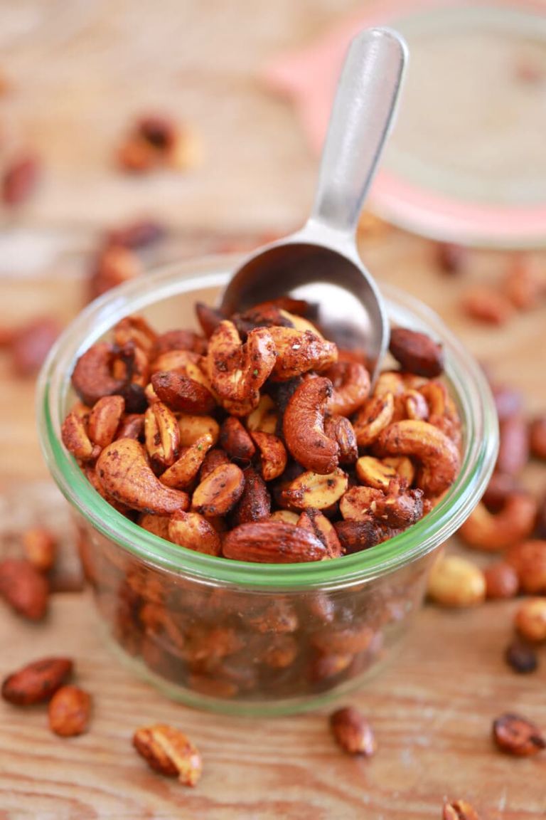Microwave Sweet and Spicy Nuts (Microwave Snacks)