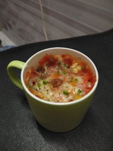 Microwave Mug Pizza Recipe (with Video) | Bigger Bolder Baking