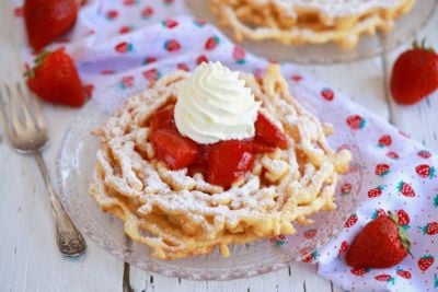 Easy Funnel Cake Recipe - Gemma's Bigger Bolder Baking