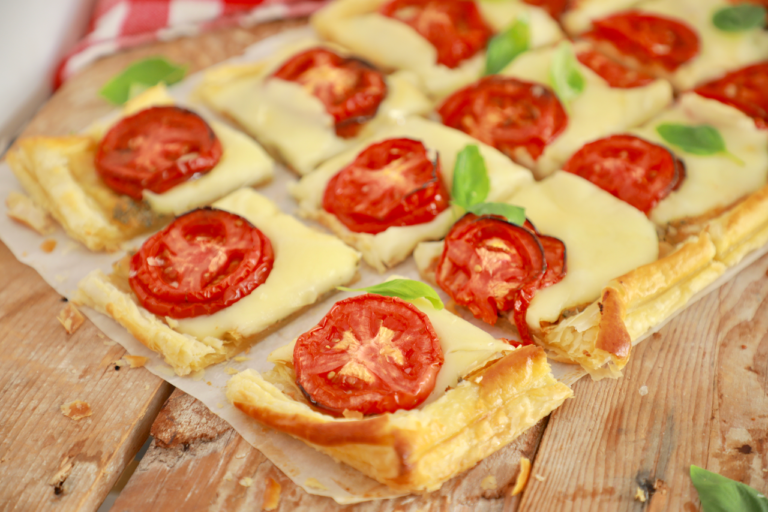 Caprese Savory Tart - Gemma’s Bigger Bolder Baking