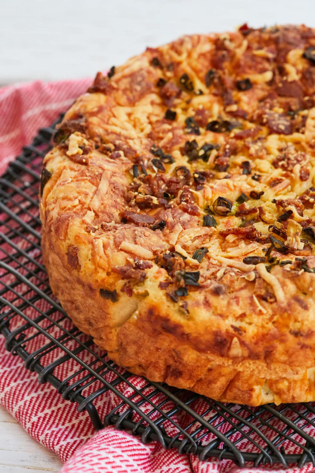 Loaded Baked Potato Bread (No Yeast!) - Gemma’s Bigger Bolder Baking
