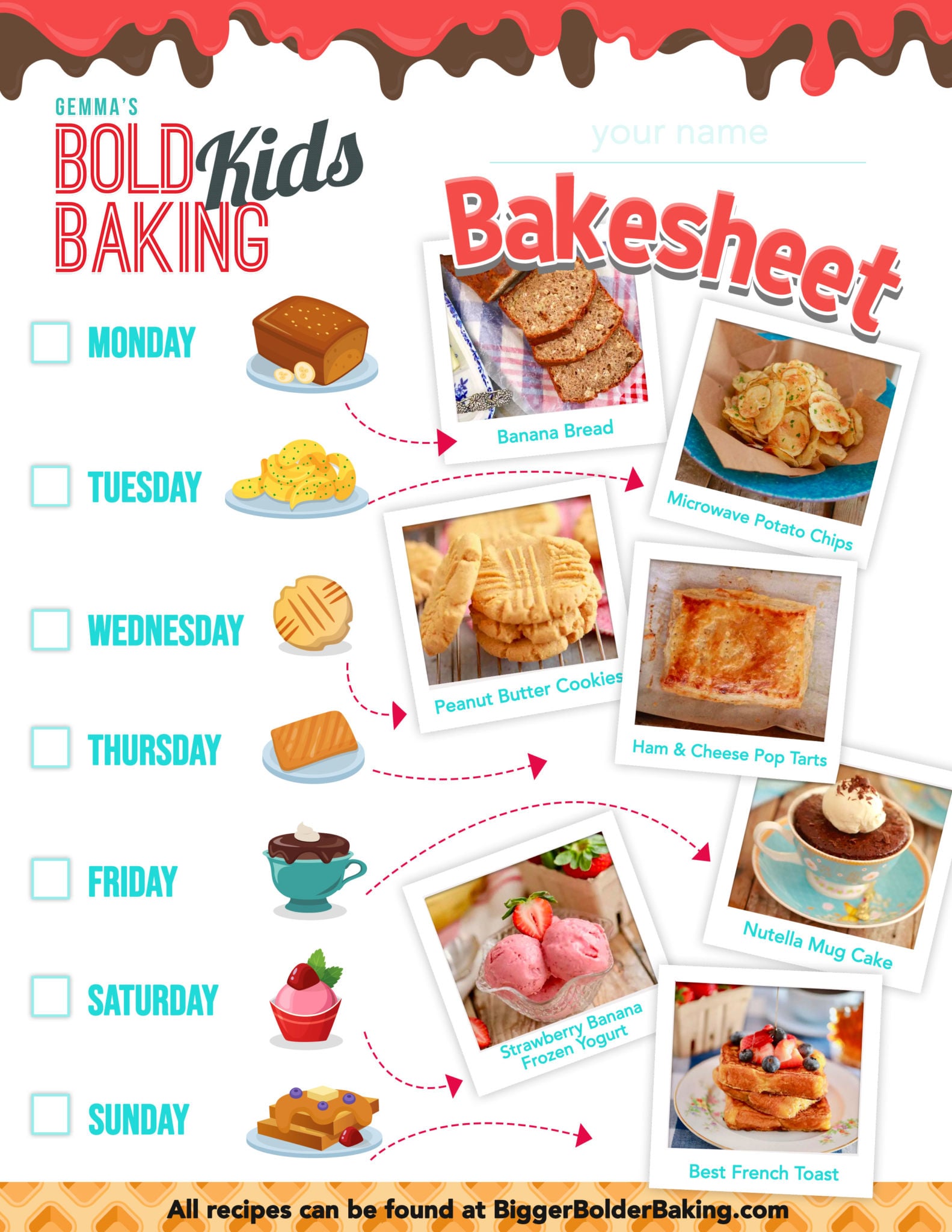 Fun Kids Baking Activities {w/ Free Worksheet!} | Bigger Bolder Baking