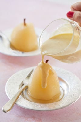 The Most Elegant Poached Pears Recipe - Gemma’s Bigger Bolder Baking