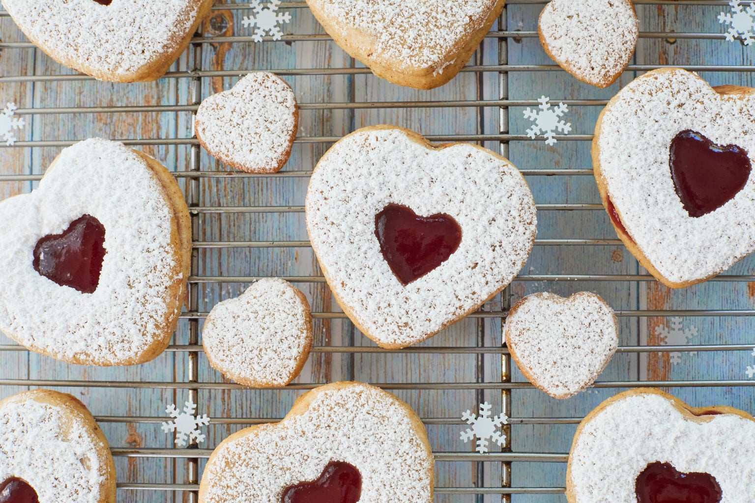 Classic Austrian Linzer Cookies - Gemma’s Bigger Bolder Baking