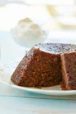 Old Fashioned Steamed Carrot Cake Pudding | Bigger Bolder Baking