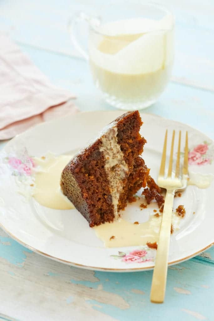 Old Fashioned Steamed Carrot Cake Pudding | Bigger Bolder Baking