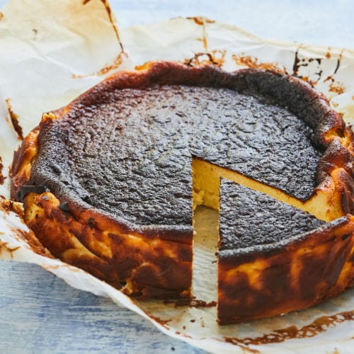 Burnt Basque Cheesecake - Gemma’s Bigger Bolder Baking