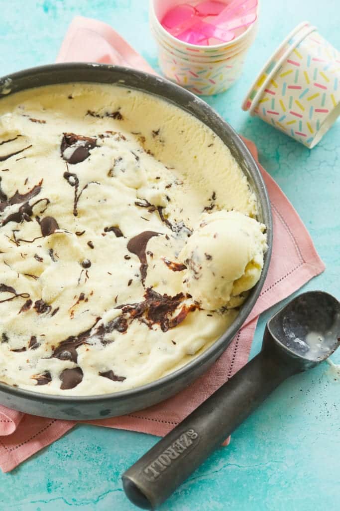 Real Mint Chocolate Chip Gelato - Gemma’s Bigger Bolder Baking