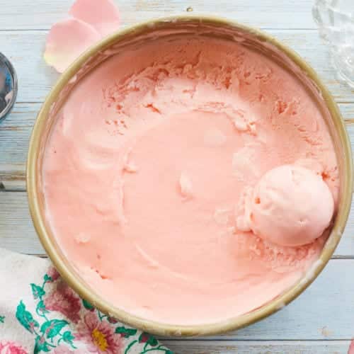 Sweet & Gorgeous Rosewater Gelato - Gemma’s Bigger Bolder Baking