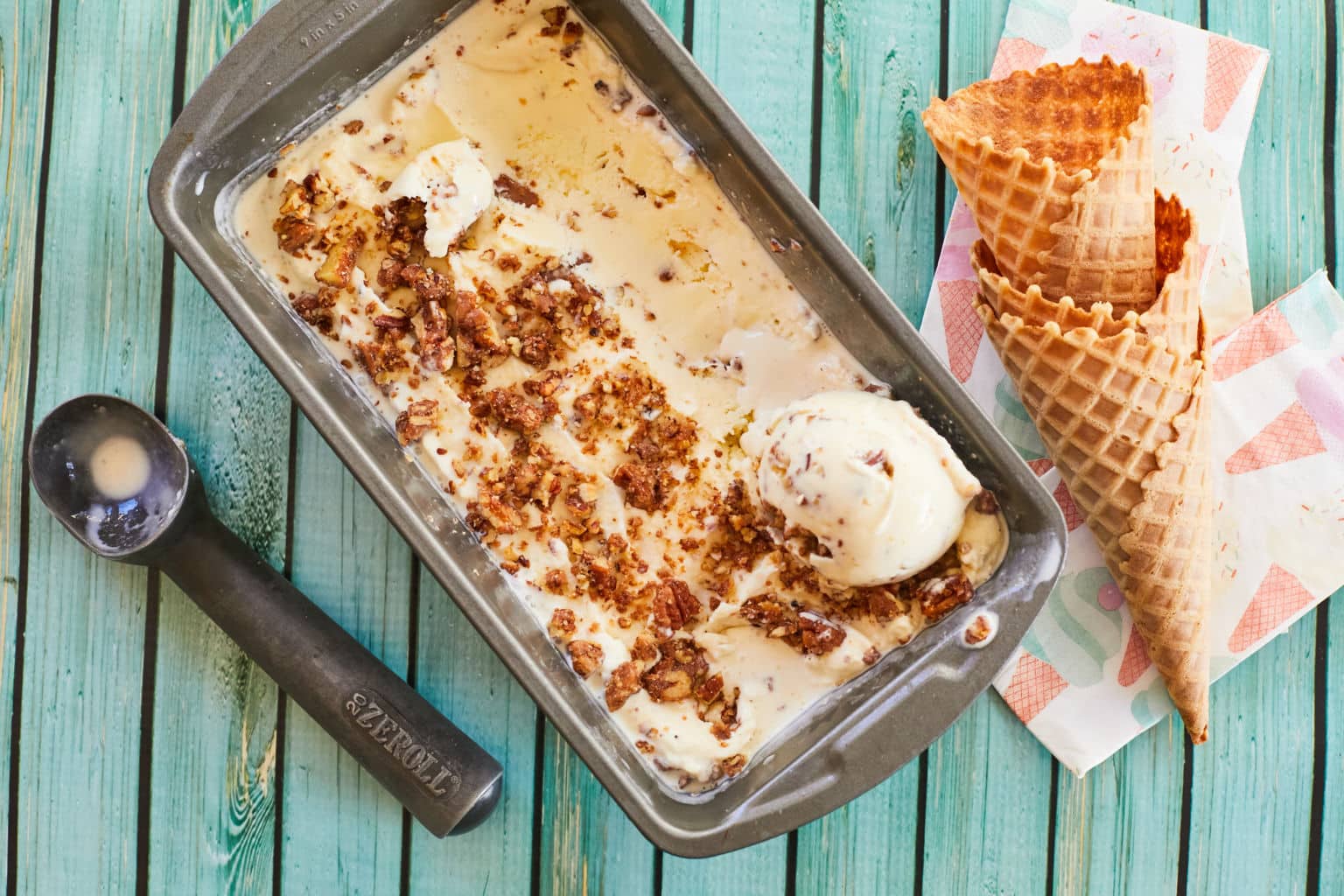 How To Make Butter Pecan Gelato - Gemma’s Bigger Bolder Baking