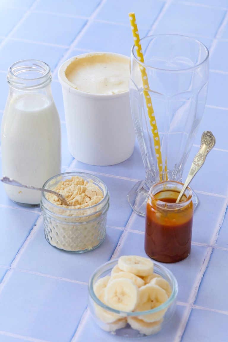 Incredible Banana Caramel Malt - Gemma’s Bigger Bolder Baking