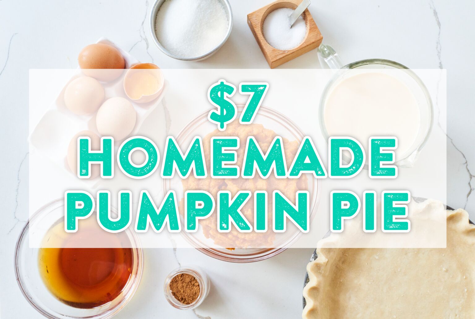 $7 Homemade Pumpkin Pie Vs. Store Bought - BBB