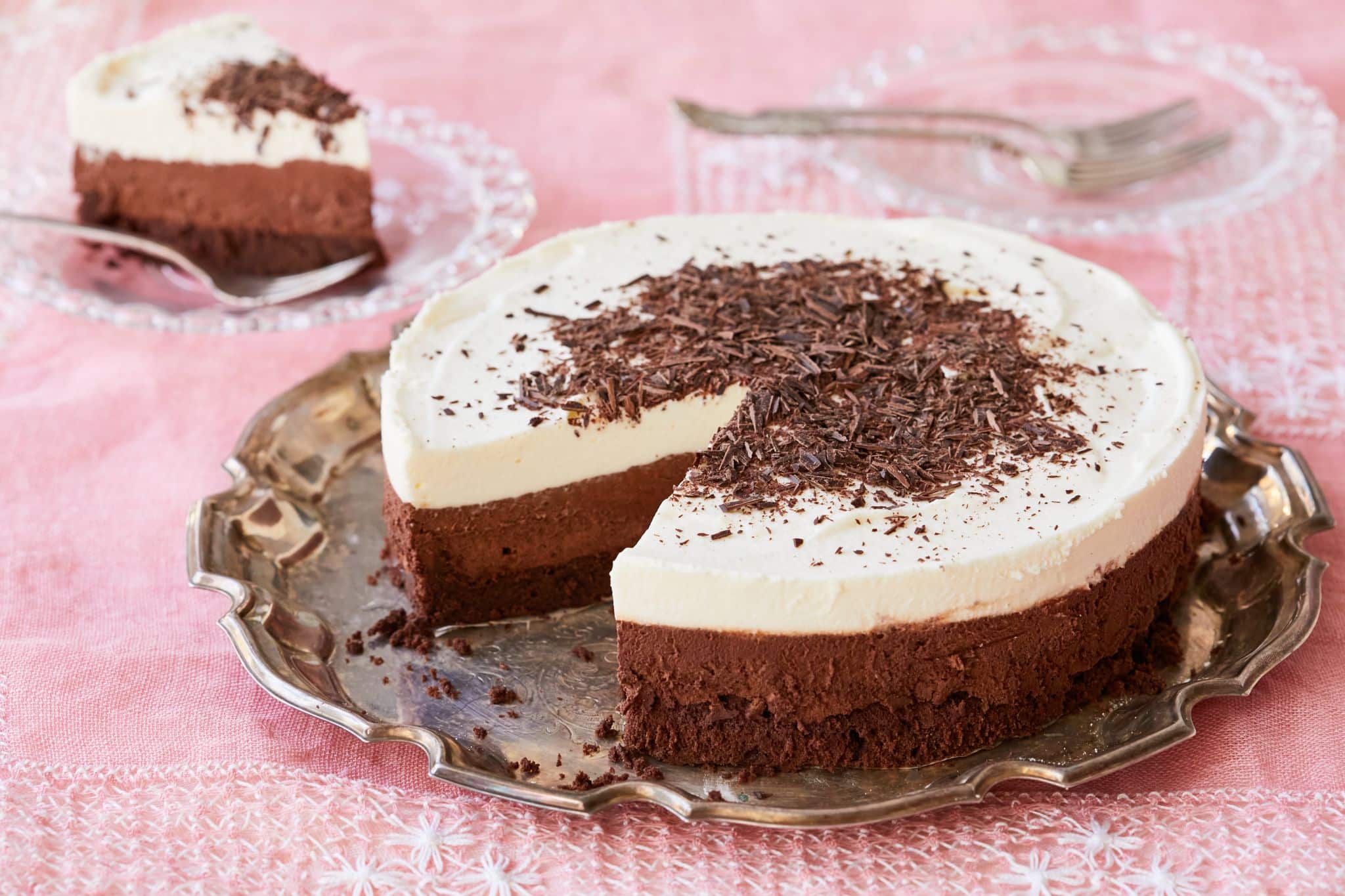 Triple Chocolate Mousse Cake Recipe