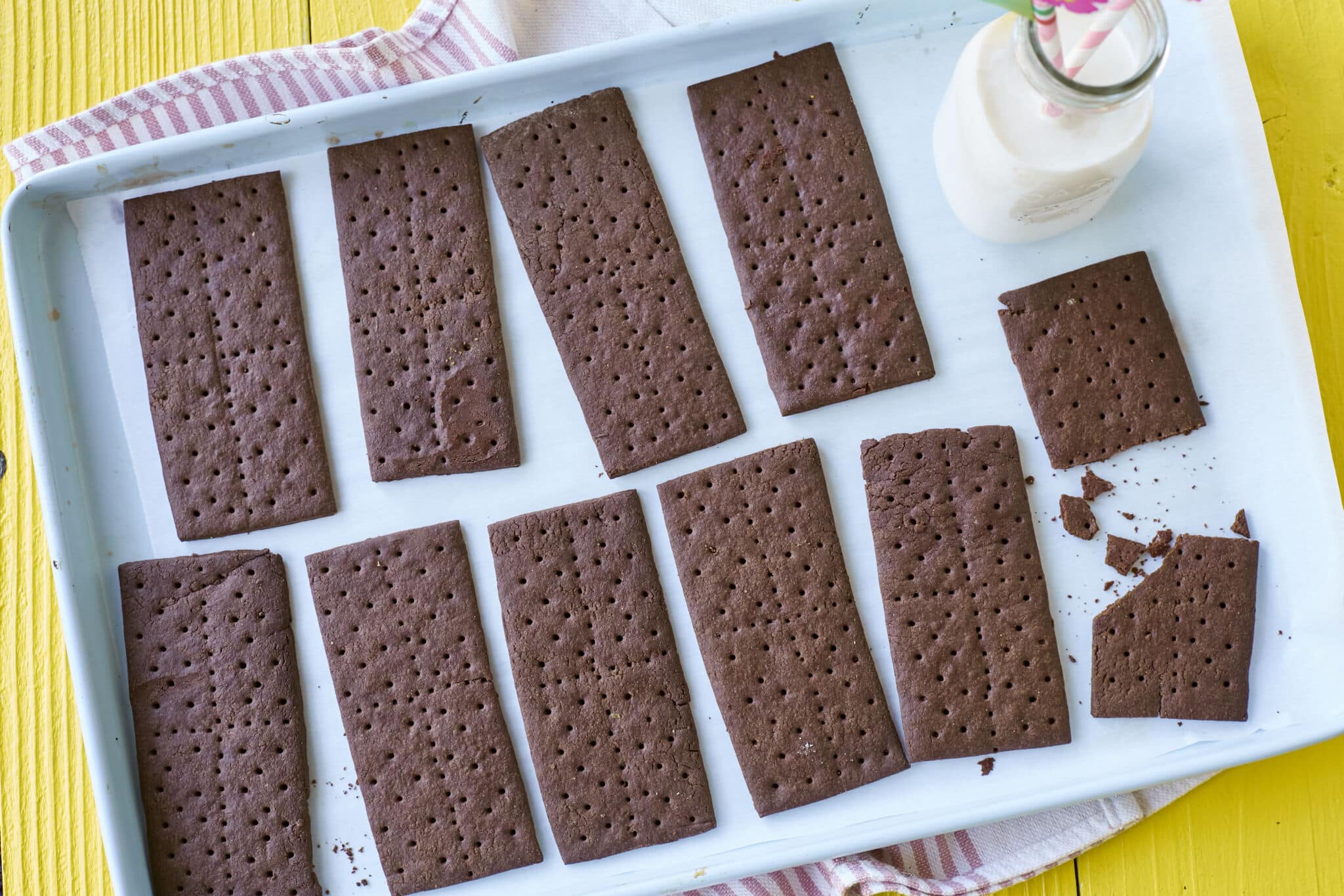 Homemade Chocolate Graham Crackers Recipe - Gemma’s Bigger Bolder Baking