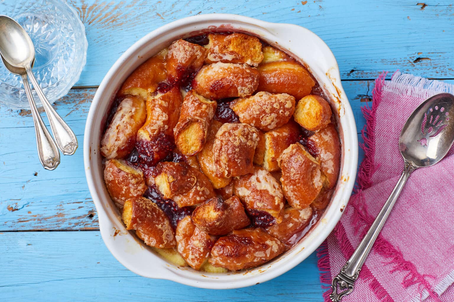 Donut Bread Pudding Recipe - Gemma’s Bigger Bolder Baking