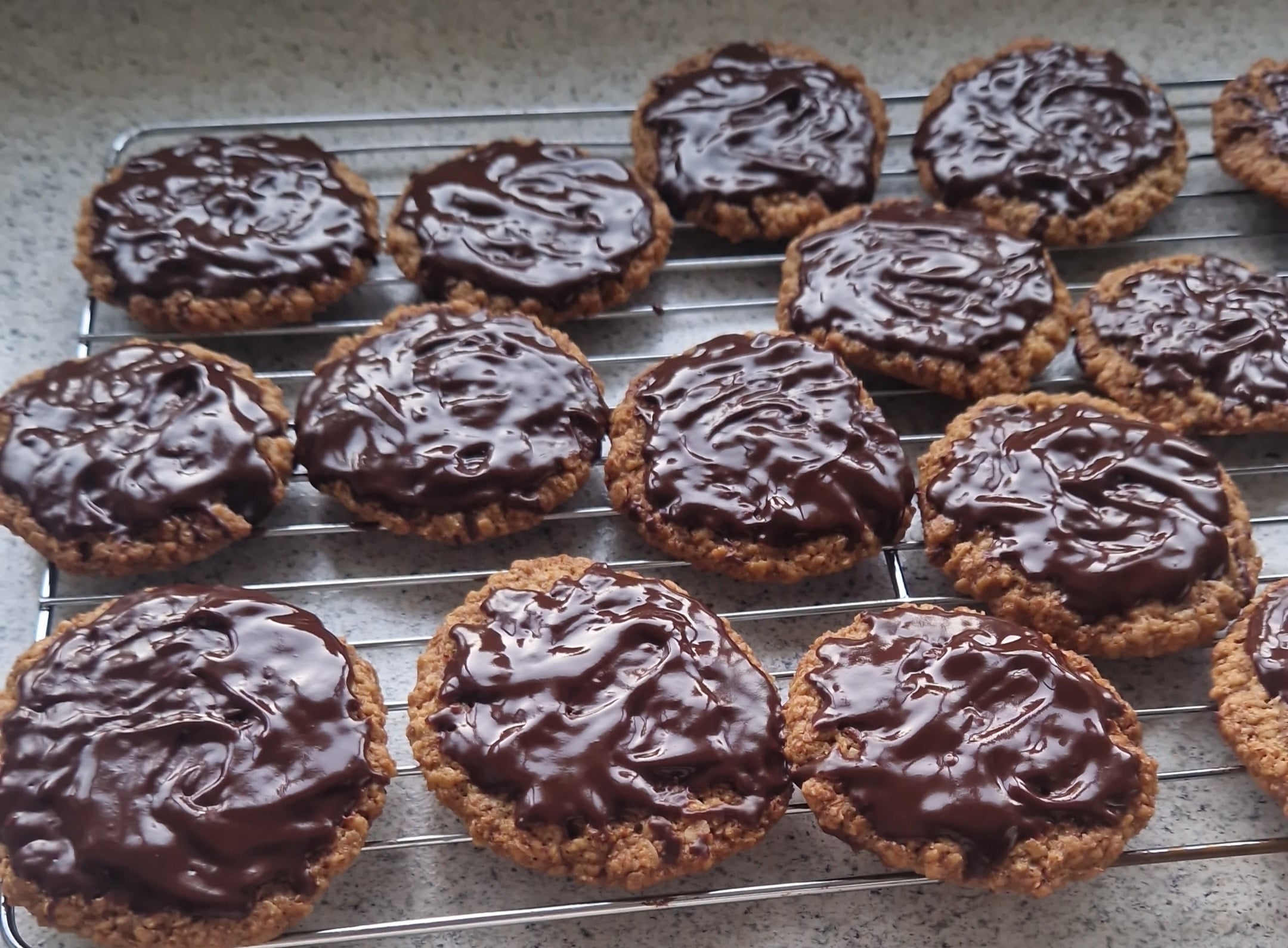 Homemade Chocolate Hobnobs - Gemma’s Bigger Bolder Baking