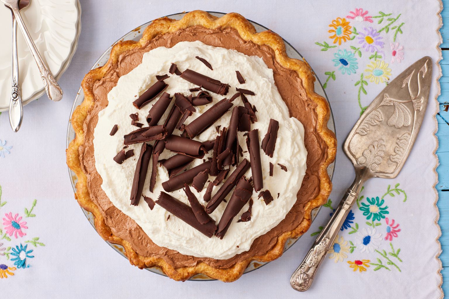 French Silk Pie - Gemma’s Bigger Bolder Baking