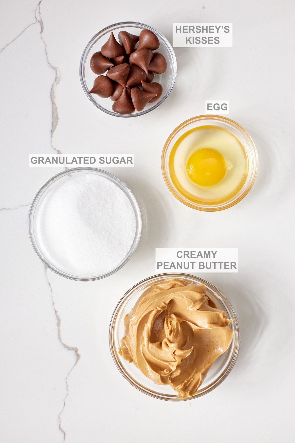 Easy Peanut Butter Blossoms (4 Ingredients)