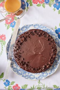 The Queen's Chocolate Biscuit Cake